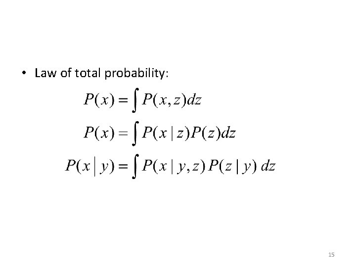 Probabilistic Robotics Probability Theory Basics Error Propagation Slides