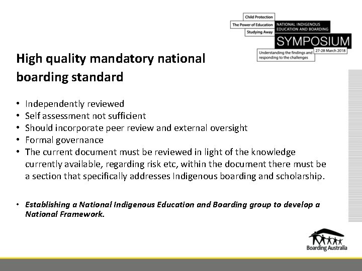 Common Themes and Priorities identified by the National