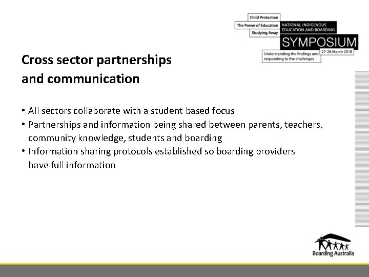 Common Themes and Priorities identified by the National
