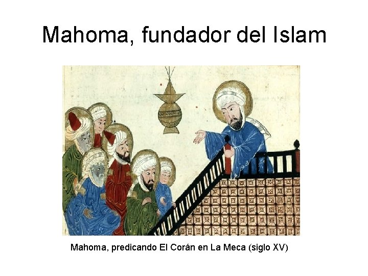 EL ISLAM INTRODUCCIN Vocabulario bsico Islam significa sumisin