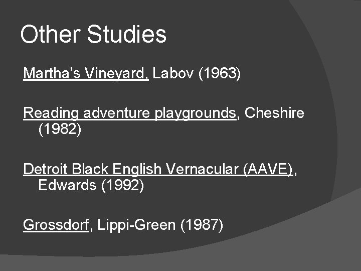 NETWORKS James and Lesley Milroy Social network as