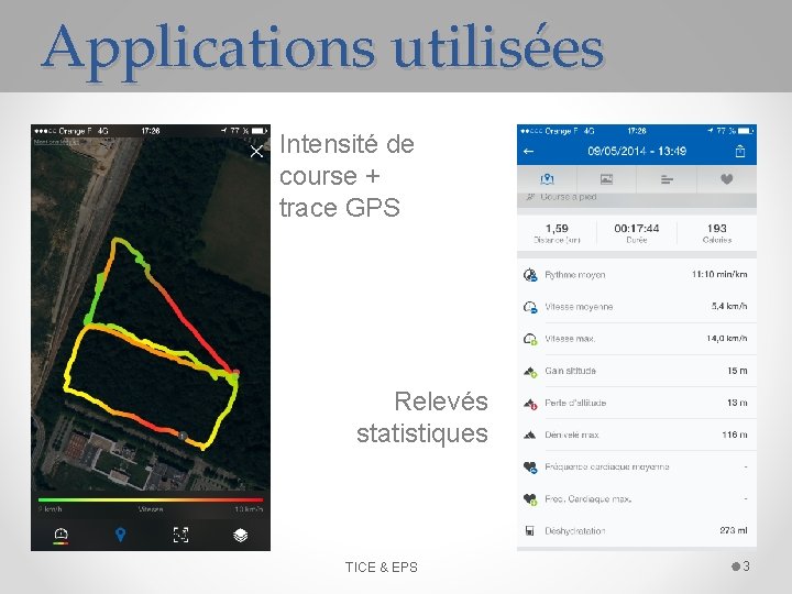 TICE EPS Scnario pdagogique Course dorientation Forum TICE