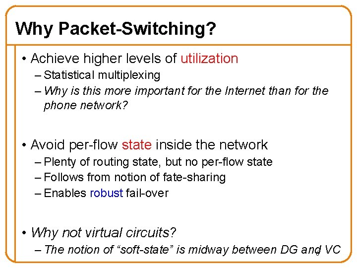 Designing IP EE 122 Intro to Communication Networks