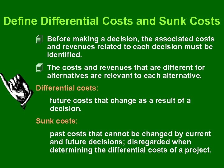 CHAPTER 8 Evaluating Products and Processes Learning Objective