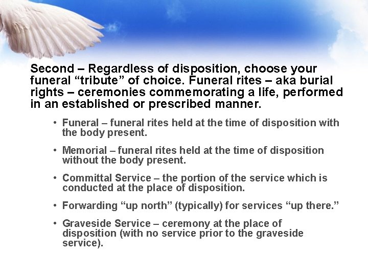 How to Plan your Celebration of Life An