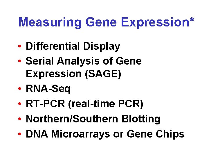 Measuring Gene Expression Part 2 David Wishart Bioinformatics