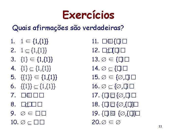 Matemtica Discreta I BCC 101 Teoria de Conjuntos