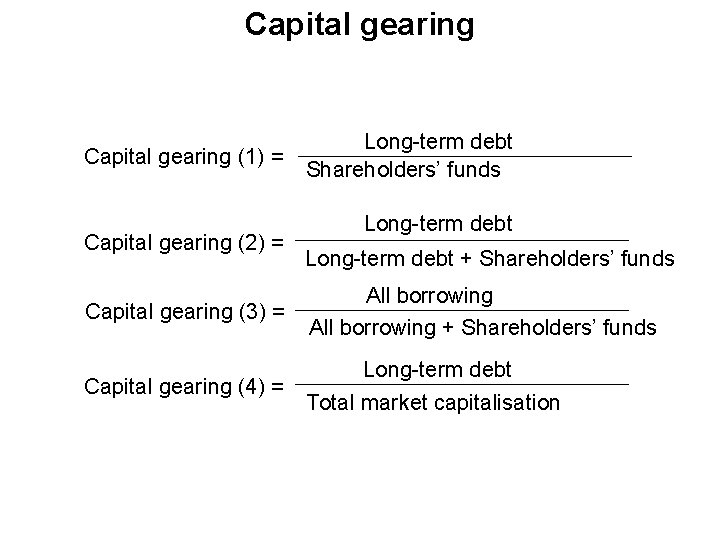 The Capital Structure debate Corporate Finance 35 Capital