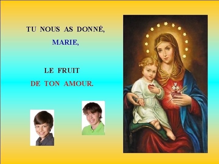 Droulement Manuel JE VEUX TE CHANTER MARIE JE