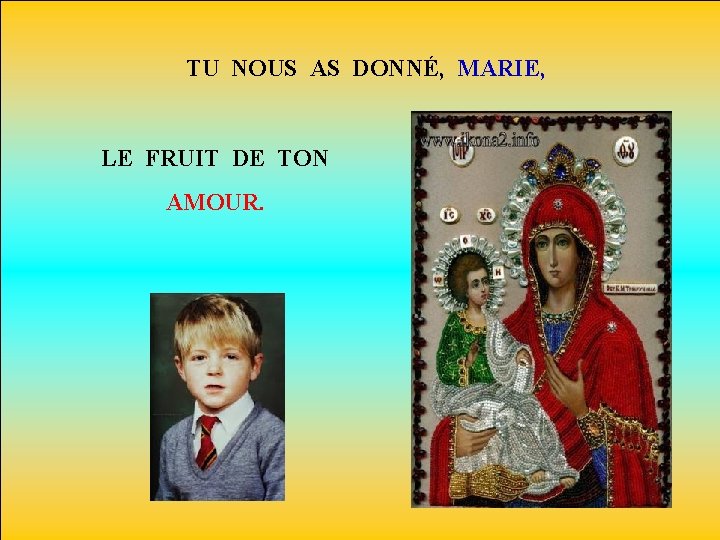 Droulement Manuel JE VEUX TE CHANTER MARIE JE