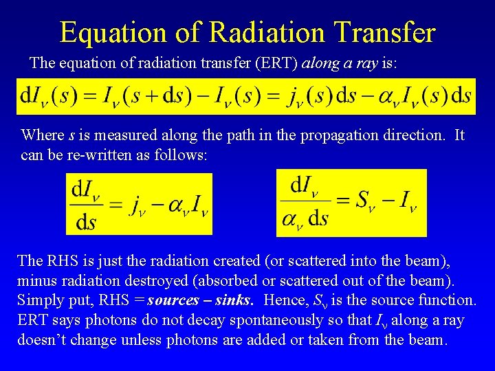 3 Radiation Field Basics II Rutten 2 1
