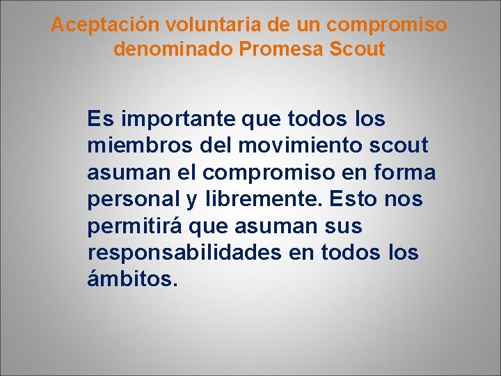 Mtodo scout Conjunto de reglas ejercicios actitudes y