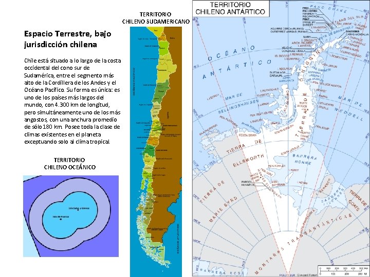 Geografa General de Chile EL TERRITORIO NACIONAL Enrique