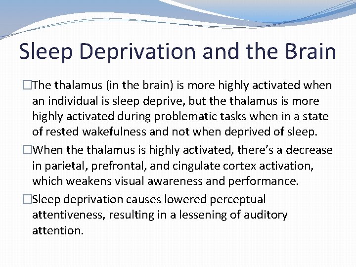 Sleep Deprivation Effects on Reaction Time By Phillip