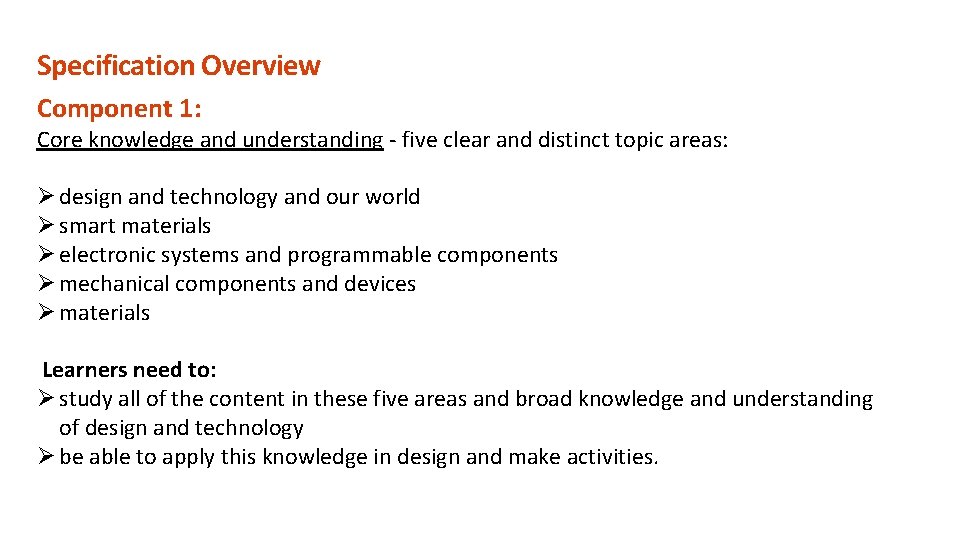 A guide to teaching the new GCSE Design