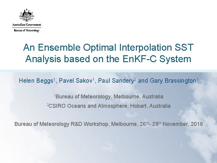 An Ensemble Optimal Interpolation SST Analysis based on