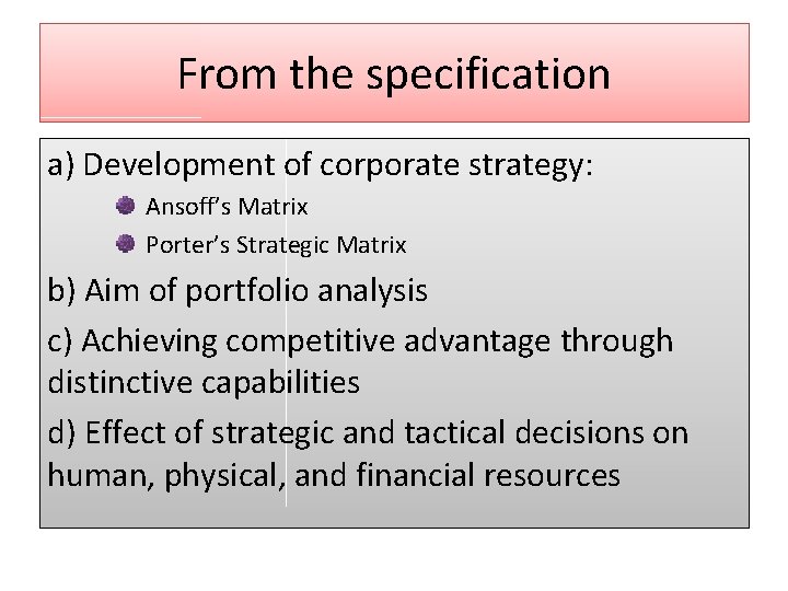 3 1 2 Theories of Corporate Strategy A