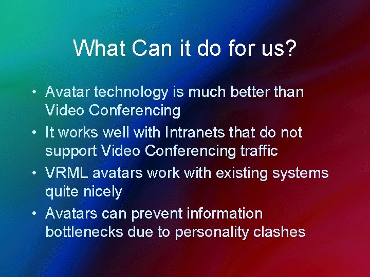 Avatar Technology What is it What are some