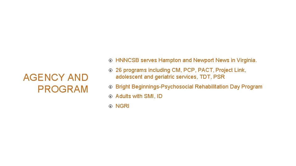 HAMPTON NEWPORT NEWS COMMUNITY SERVICES BOARD BRIGHT BEGINNINGS