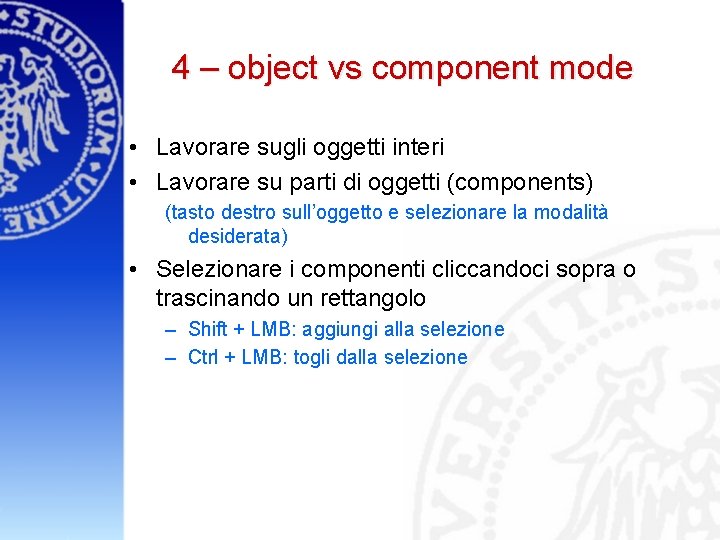 MAYA BASICS Interfaccia Le quattro viste Le quattro