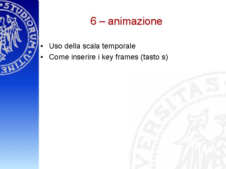 MAYA BASICS Interfaccia Le quattro viste Le quattro