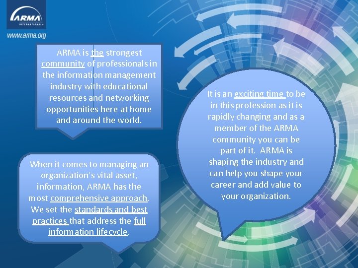 Elevating the Records Management Profession With ARMA At
