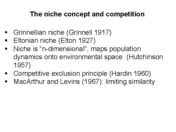 Module 4 Community structure and assembly Class Day