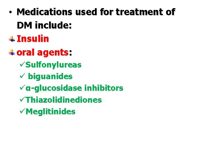 ANTIDIABETIC AND HYPOGLYCEMIC DRUGS Normal fasting range of