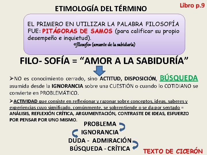 TEMA 1 LA FILOSOFA QU ES FILOSOFA Yo