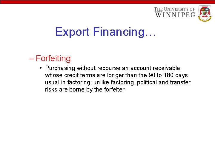 Learning Objectives Welcome to class of Export Import