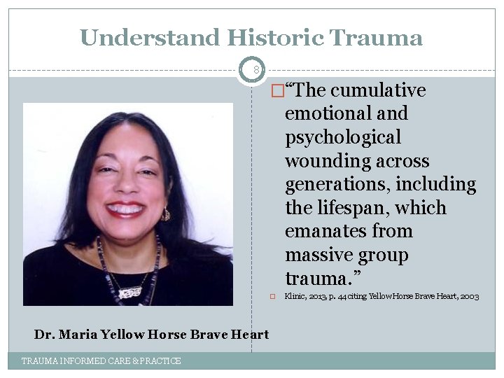 Whats New is Really Old Trauma Informed Health