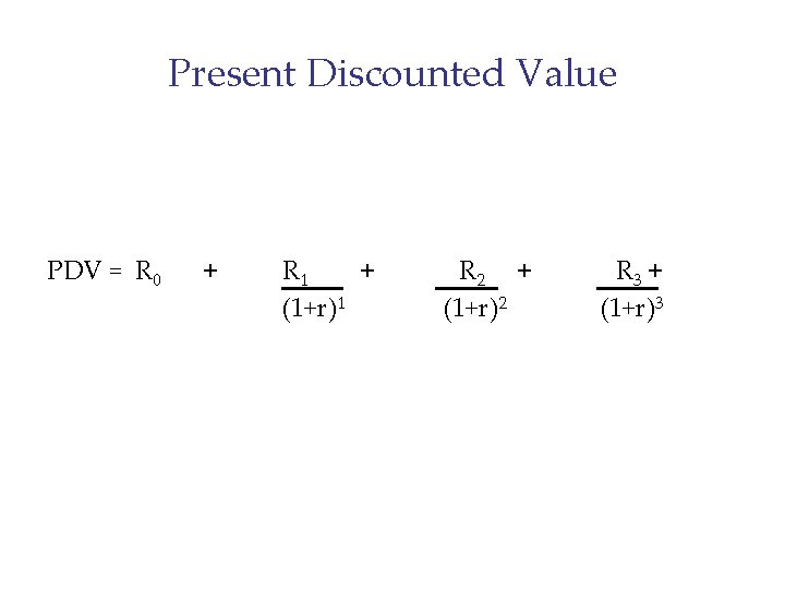 Valuation of NonMarket Goods Lecture 5 Outline 1
