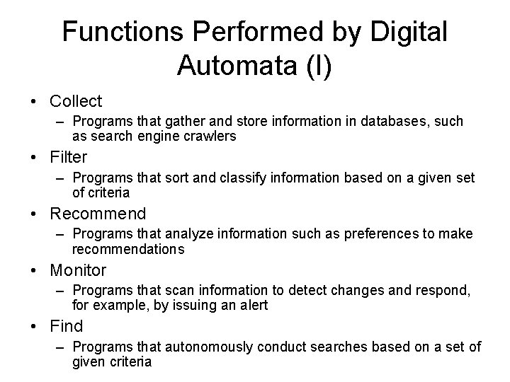 Digital Automata Unit 7 1 Managing the Digital