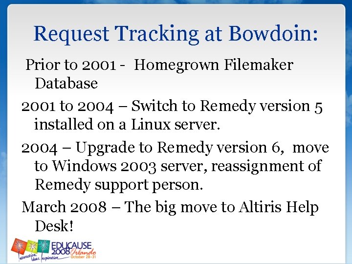 RightSizing Your Request Handling System Juli Haugen Jason
