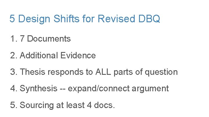 2016 2017 DBQ Information taken from Images uploaded