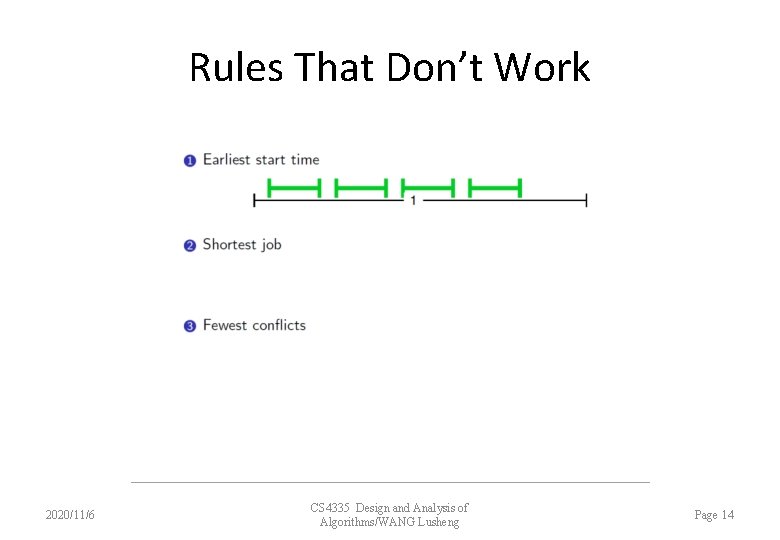 Week 2 Greedy Algorithms 2020116 CS 4335 Design