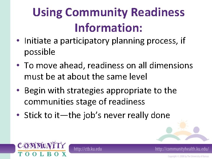 Community Readiness What is community readiness Community readiness