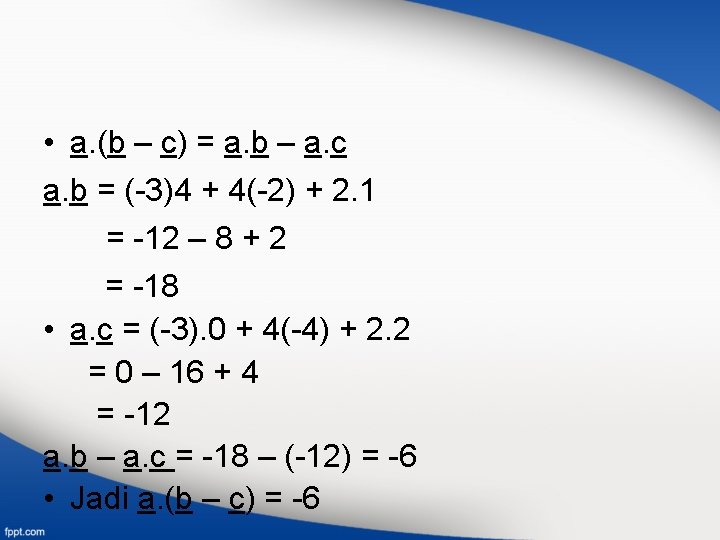 Pertemuan 2 Aritmatika Vektor Topik Bahasan Perkalian vektor