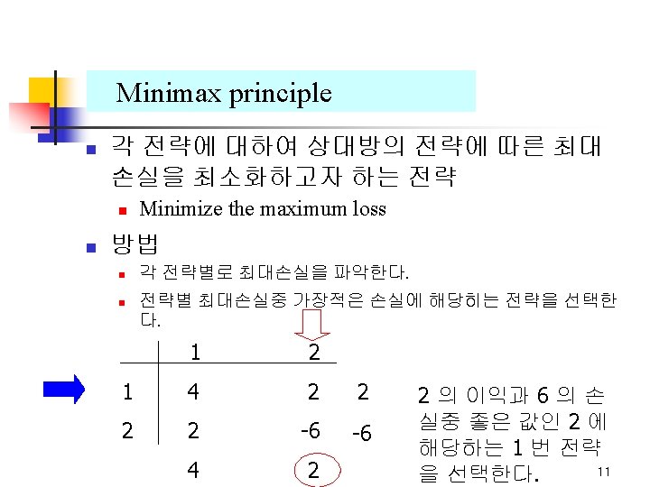 n n Static games with complete information Dynamic