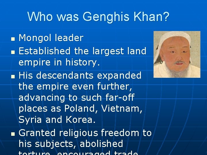 Mongol Conquests and Empire 1200 s 1300 s