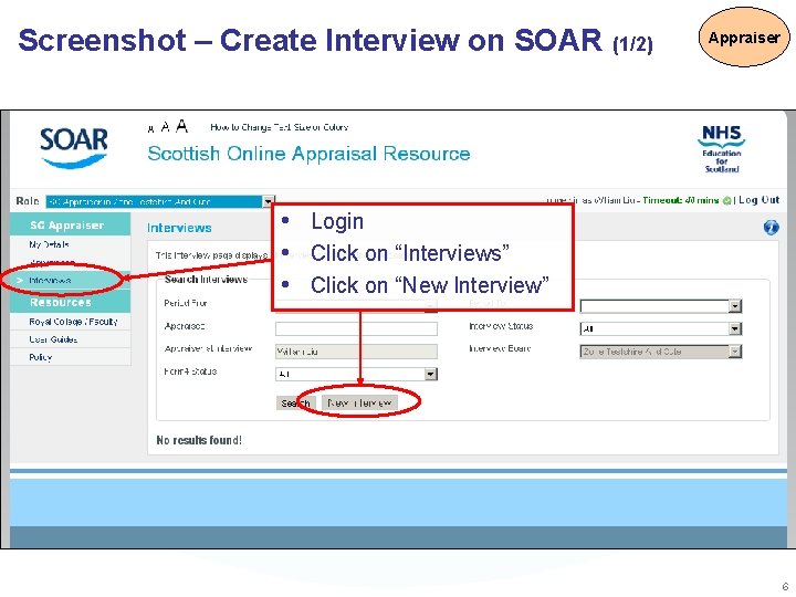 Brief introduction to Secondary Care SOAR users www
