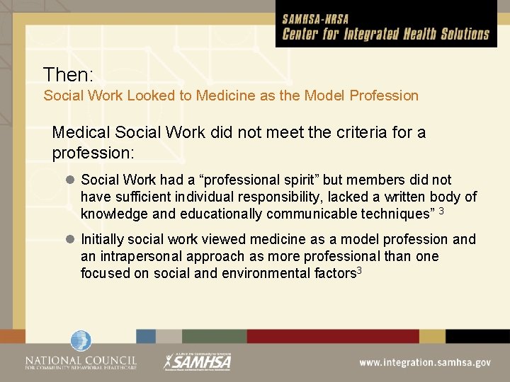 The Role of Social Work in Integrated Health