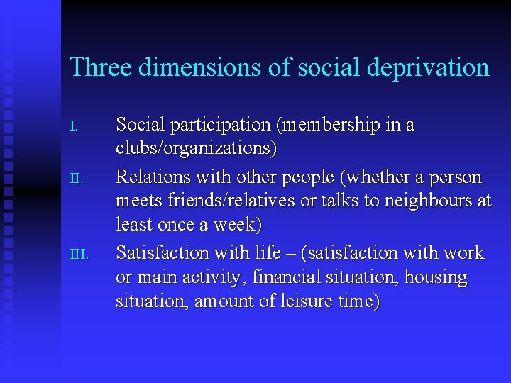 Multidimensional Poverty and Social Exclusion in Western Europe