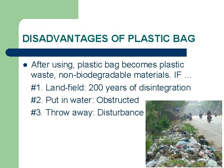 CREATIVE SOLUTIONS FOR PLASTIC BAG USE IN VIETNAM