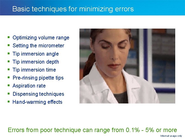 Pipetting 360 For better accuracy and performance Part