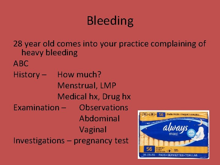 Gynaecology Emergencies in Primary Care Mr Philip Kaloo