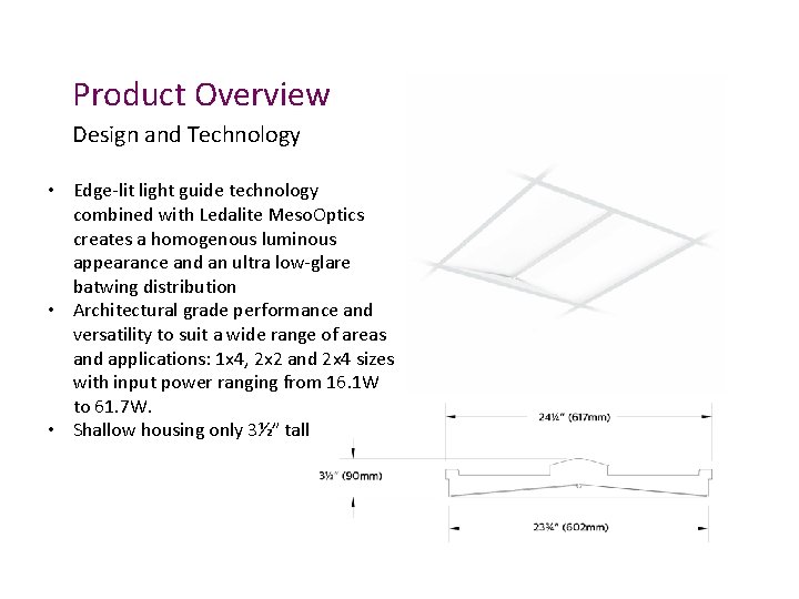 Philips Ledalite Silk Space LED Recessed luminaire family