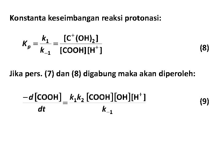 KINETIKA POLIMERISASI KONDENSASI A B A A A