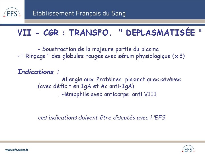 LES PRODUITS SANGUINS LABILES Dfinition La dleucocytation Les