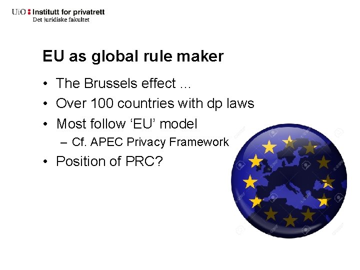Lee A Bygrave Norwegian Research Center for Computers